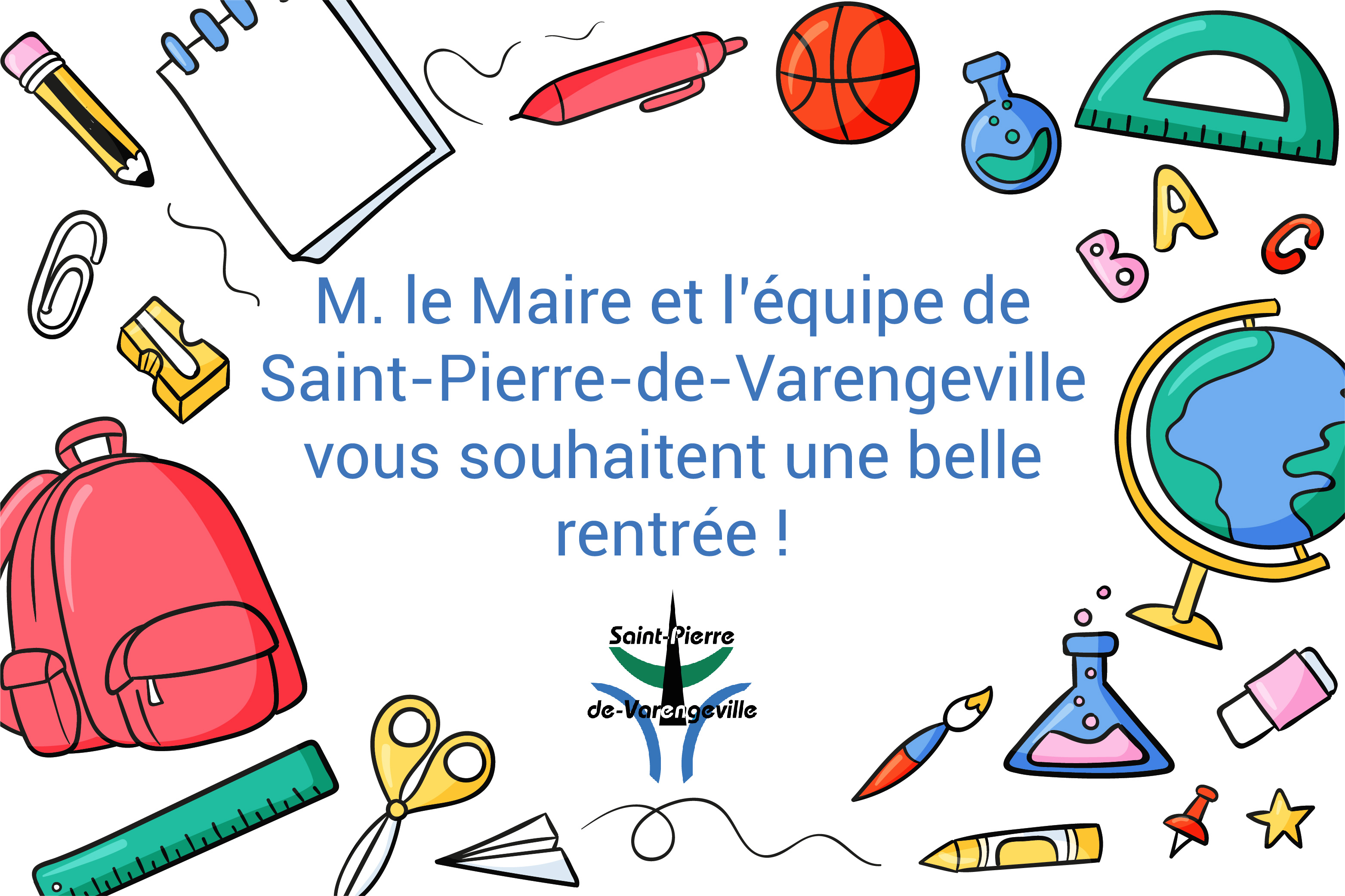 Belle rentrée à tous ! | Commune de Saint-Pierre-de-Varengeville